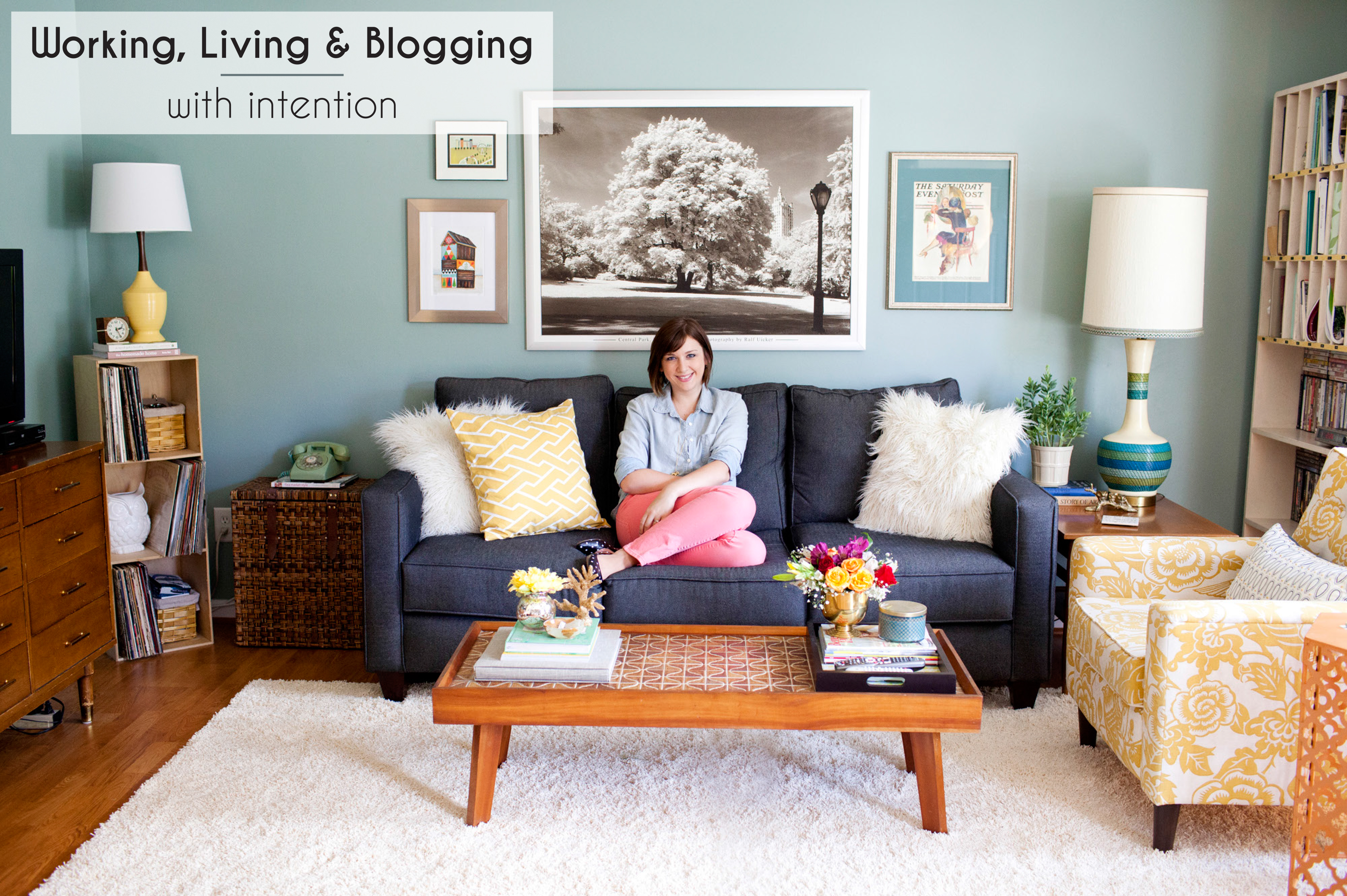 Working, Living & Blogging With Intention - Dream Green DIY