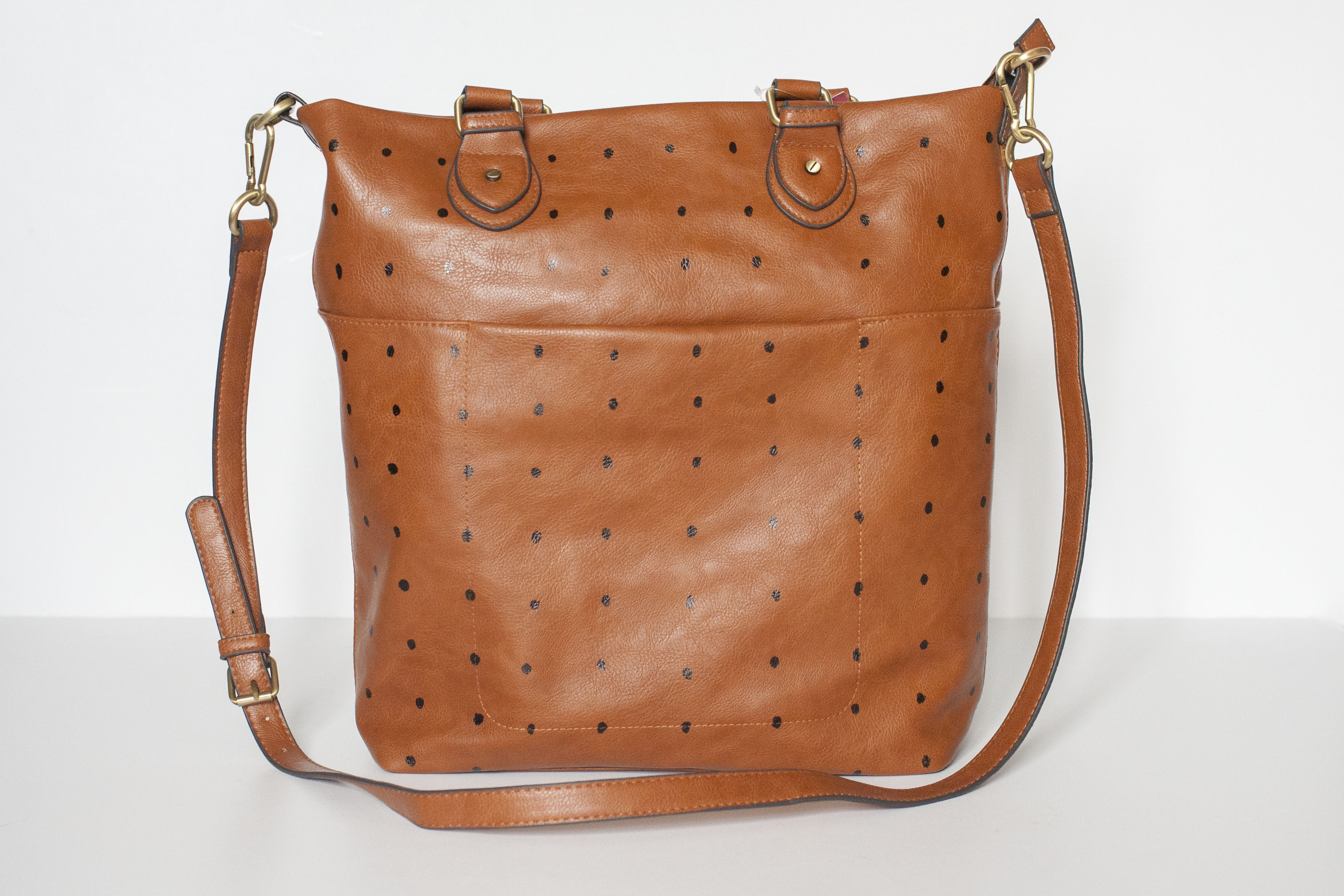 DIY Designer Look-A-Like Spotted Bag - Dream Green DIY